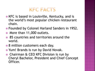 Kfc – origin, history and its success | PPT