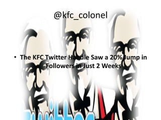 KFC Social Media Campaign | PPTX
