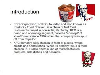 Kfc presentation | PPTX