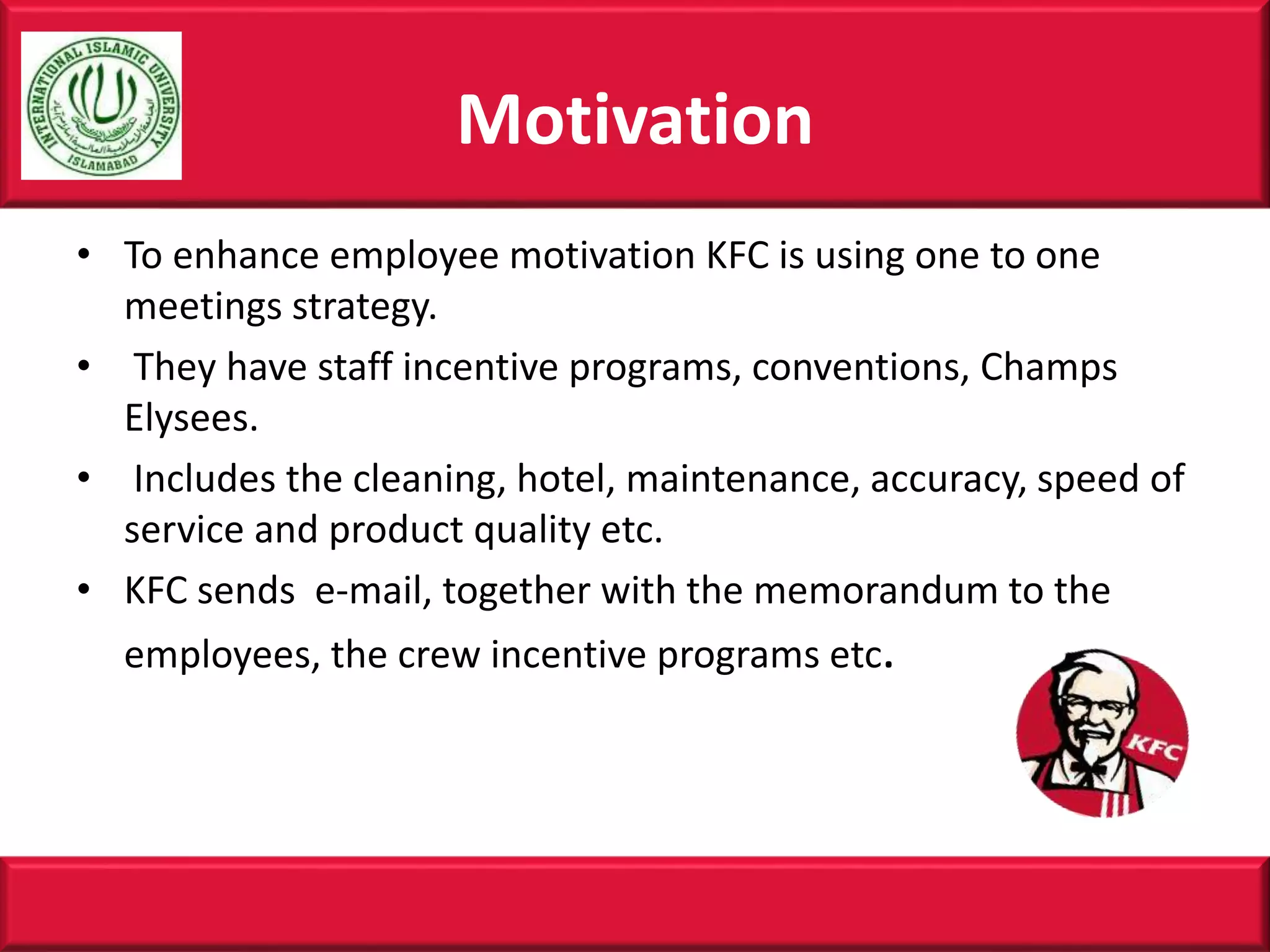 KFC Management | PPTX