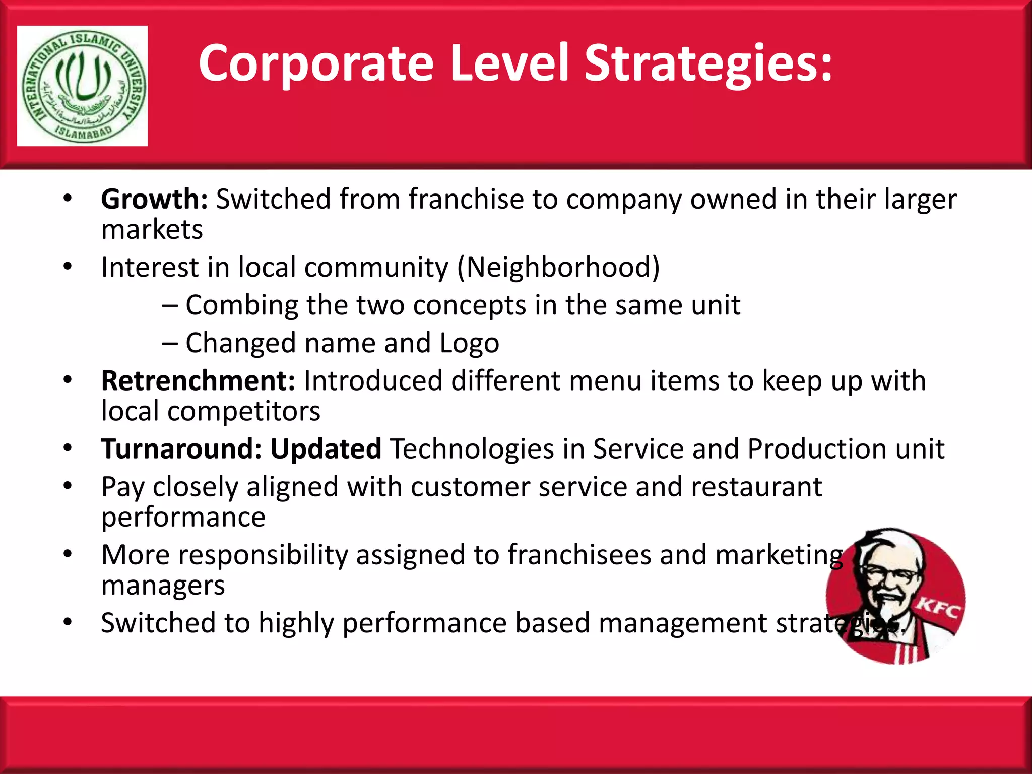 KFC Management | PPTX