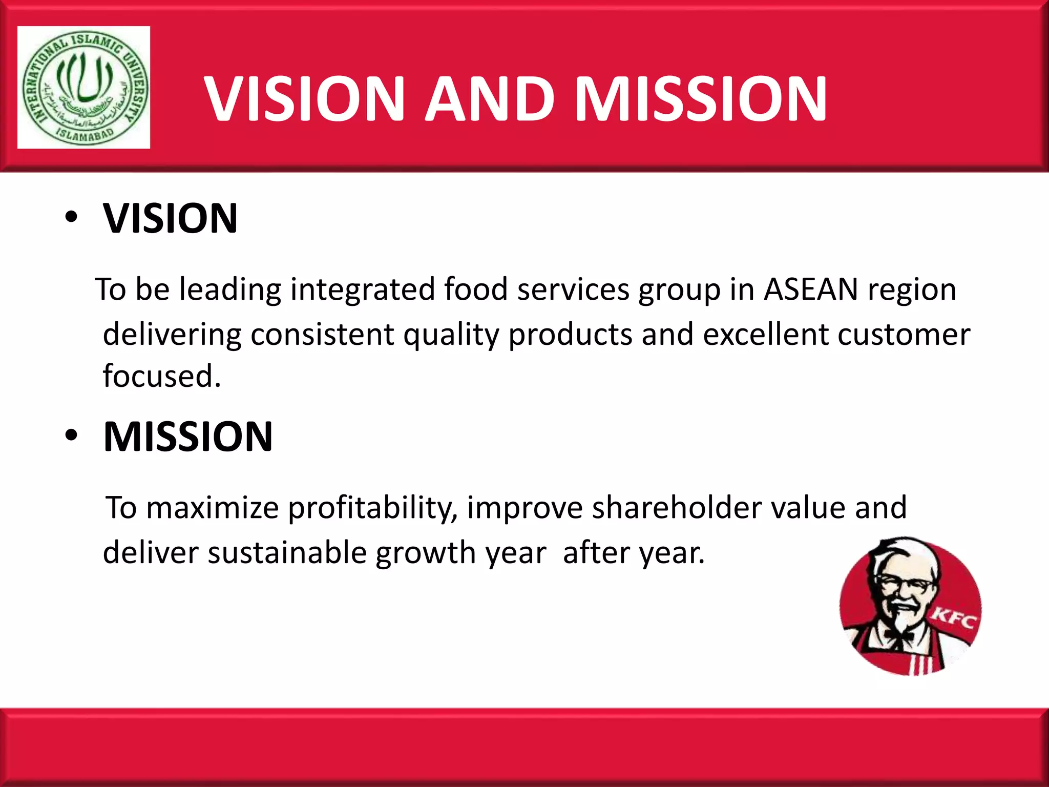 KFC Management | PPTX