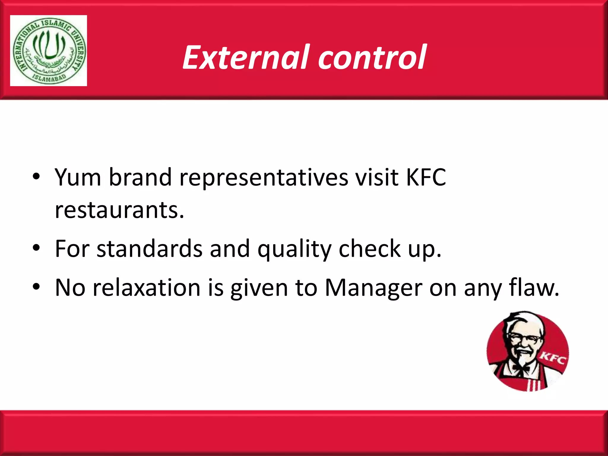 KFC Management | PPTX