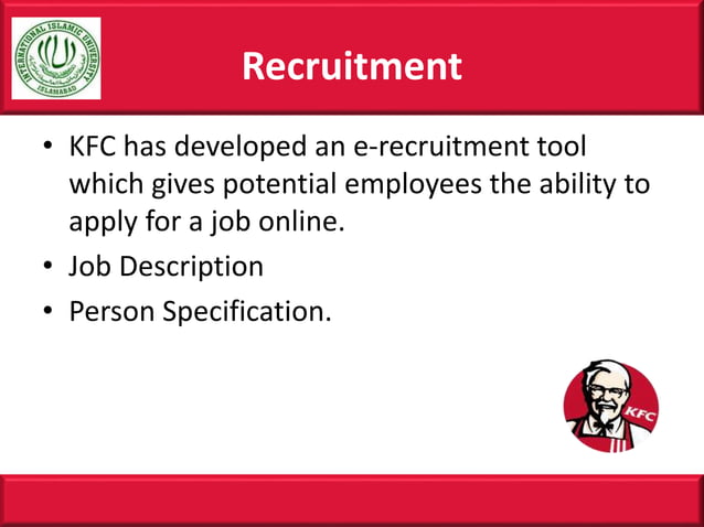 KFC Management | PPTX