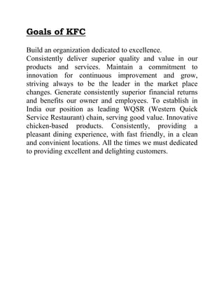 Kfc project of intrntnl business | DOCX