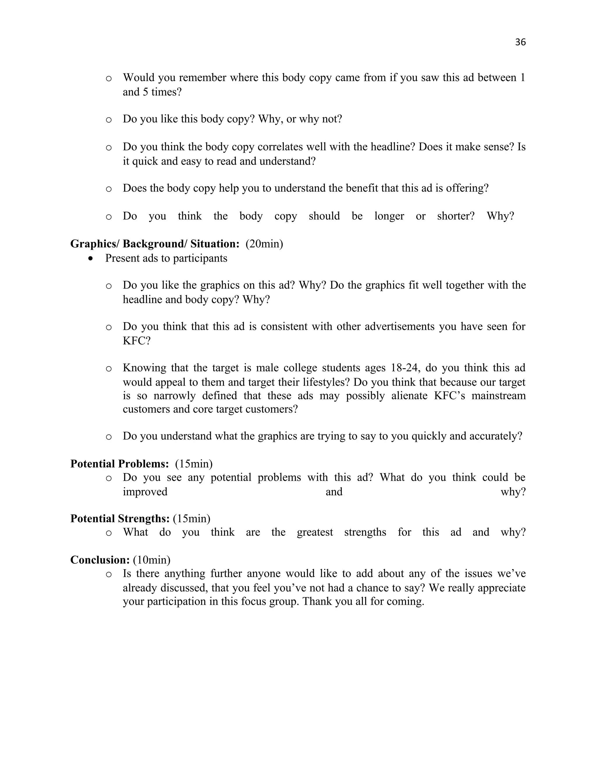 Kfc Research Analysis | DOC