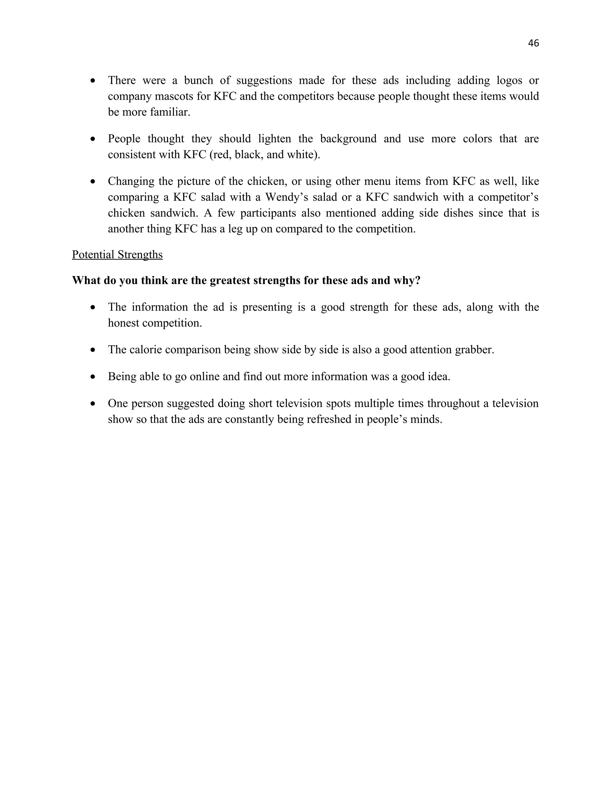 Kfc Research Analysis | DOC