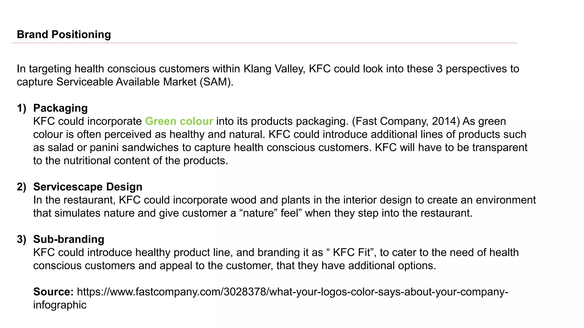 KFC segmentation | PPTX