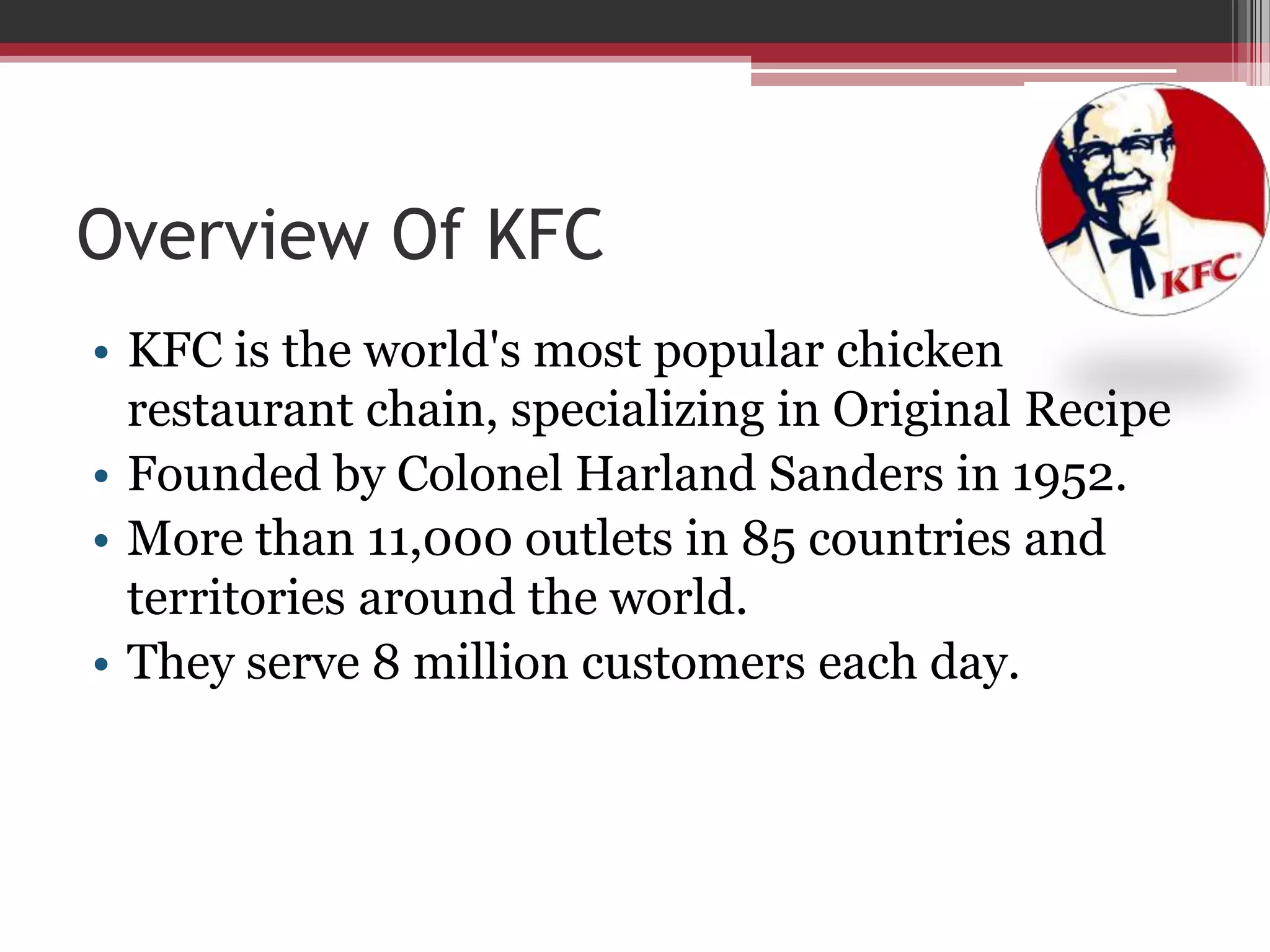 KFC swot analysis | PPTX