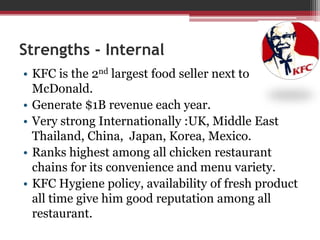 KFC swot analysis | PPTX
