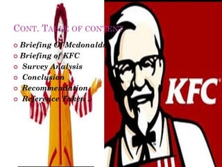 Kfc vs. mcdonalds | PPTX