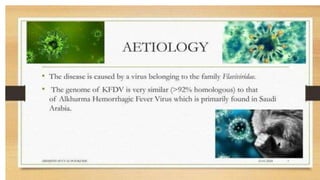 Kyasanaur Forest Disease also known as monkey fever | PPT