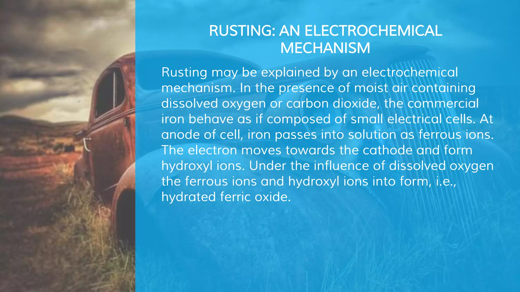 Project on effect of metal coupling on rusting of iron | PPTX