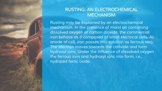 Project on effect of metal coupling on rusting of iron | PPTX