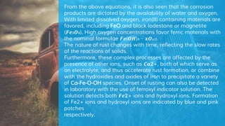 Project on effect of metal coupling on rusting of iron | PPTX