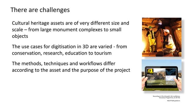 Sharing 3D Cultural Heritage: Standards and metadata | PPT