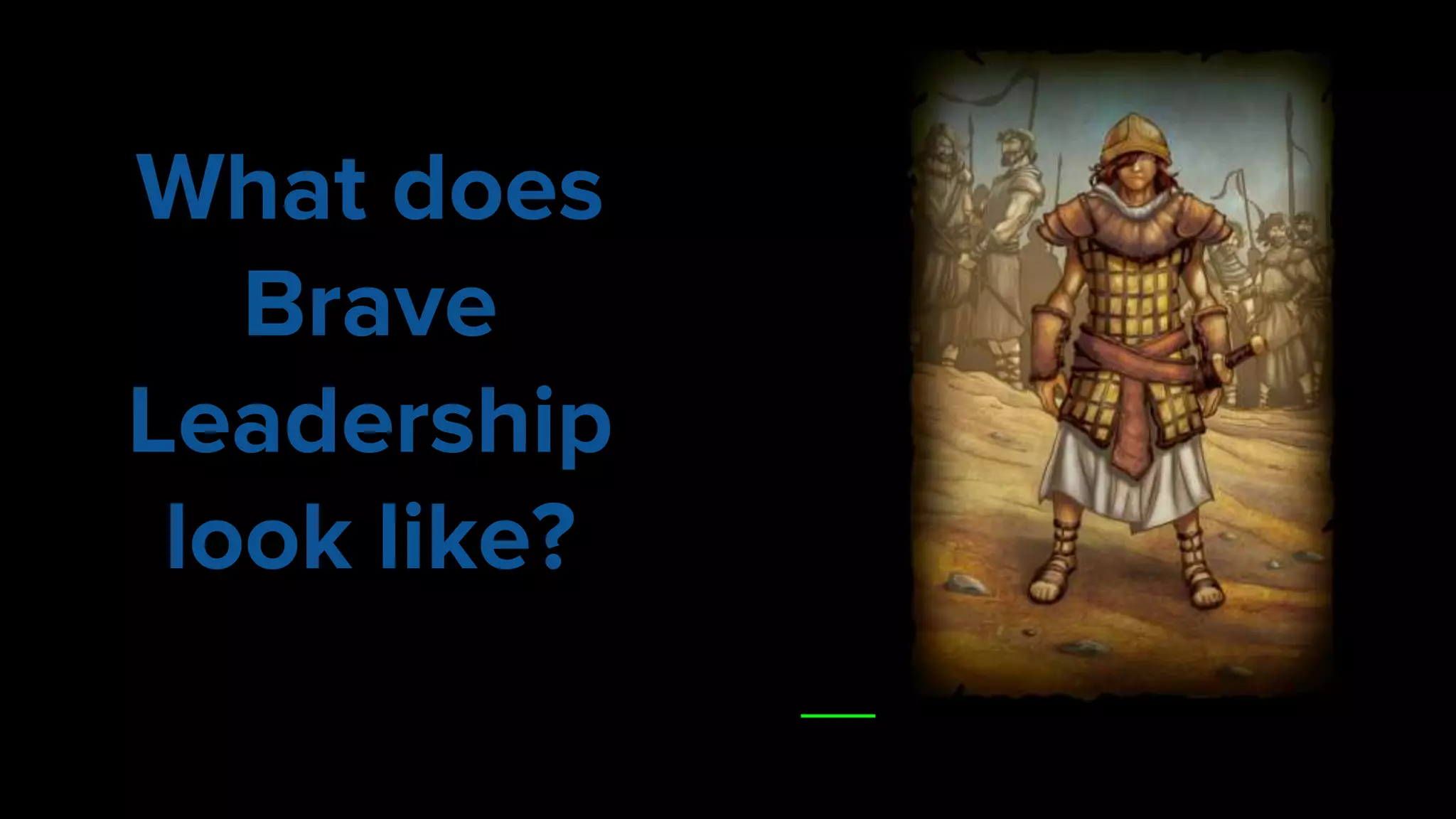 Brave to Be the Leader God Created You to Be | PPTX