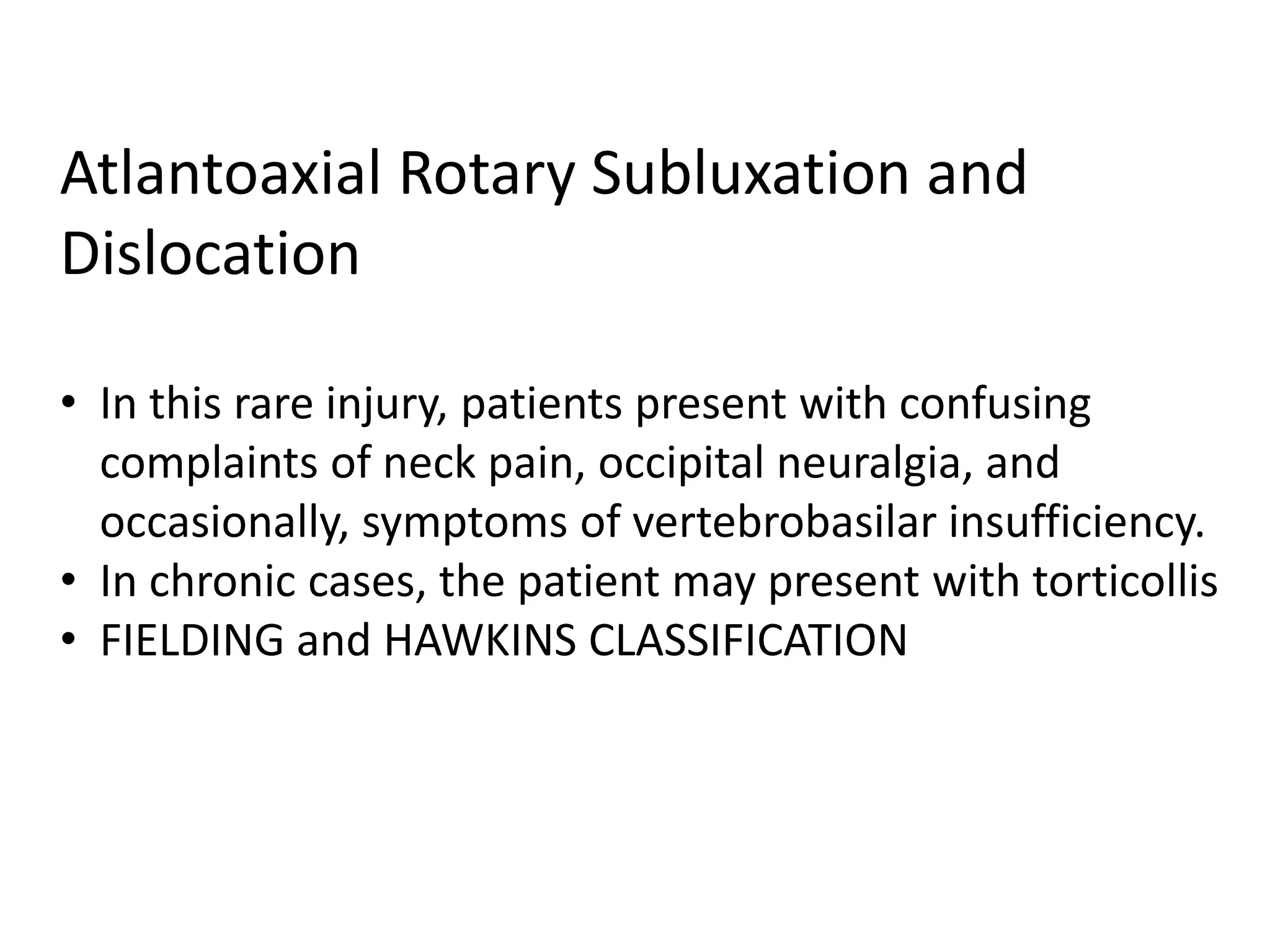 Cervical Spine Fractures and injuries classification | PPTX