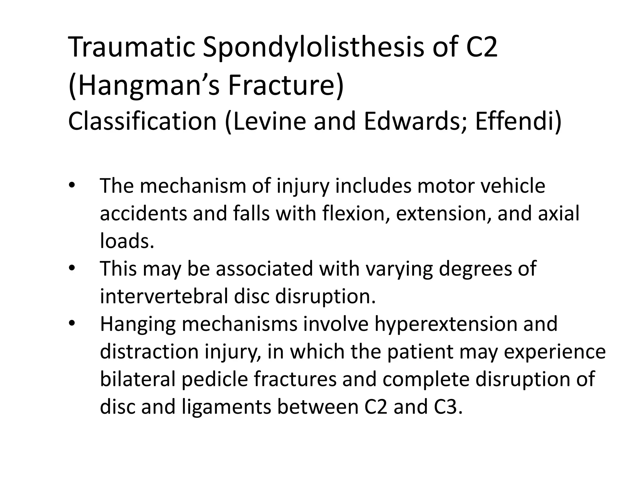 Cervical Spine Fractures and injuries classification | PPTX