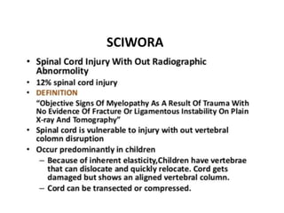 Cervical Spine Fractures and injuries classification | PPTX