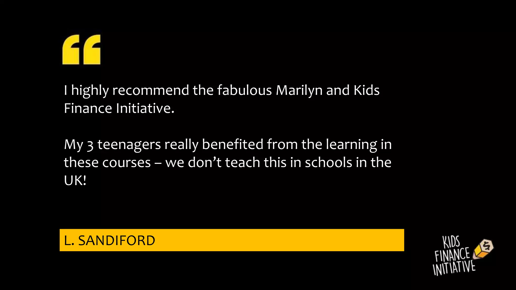 KFI Parent Testimonials | PPT
