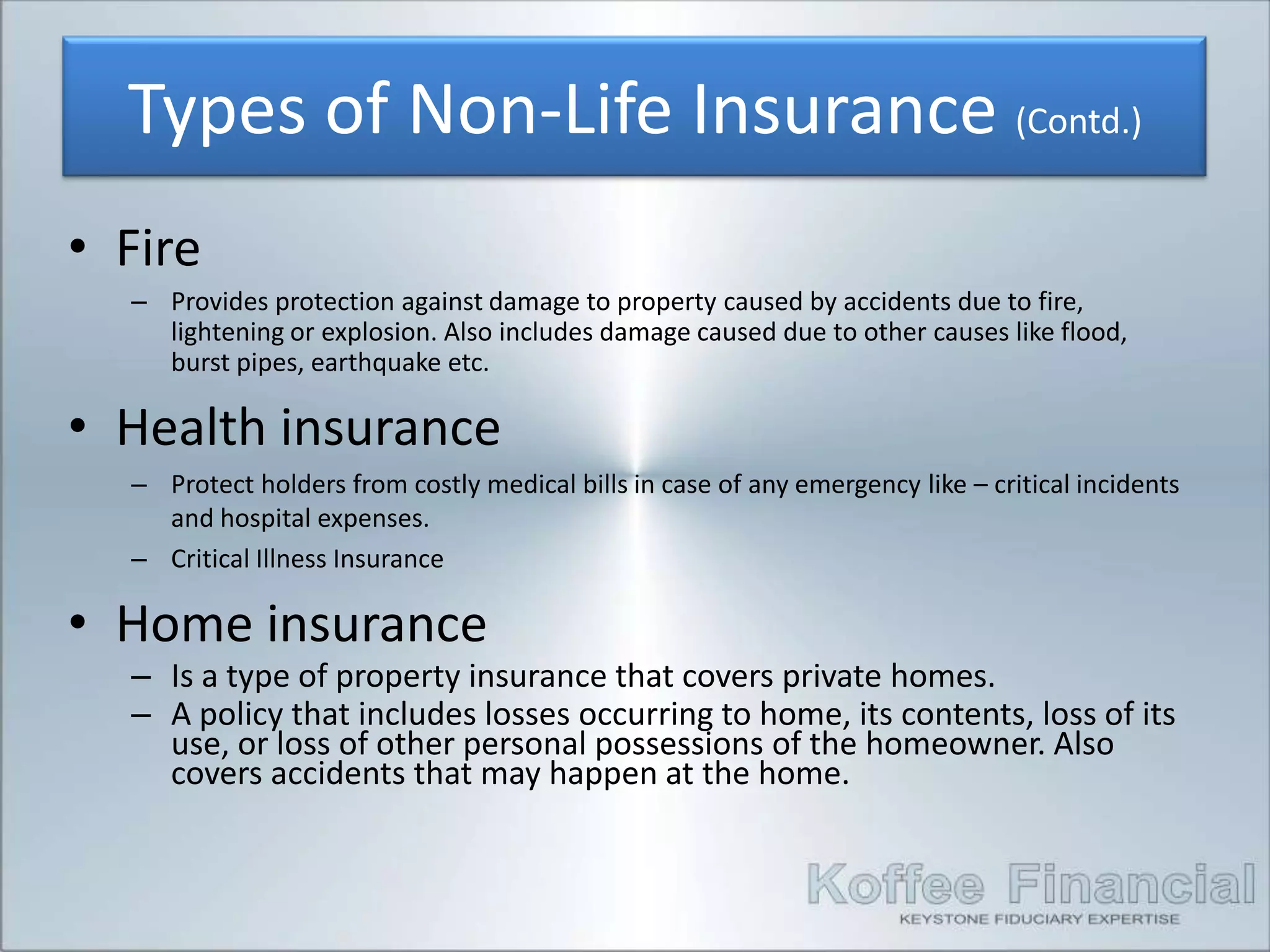 4. Insurance - Non-Life Insurance | PPSX