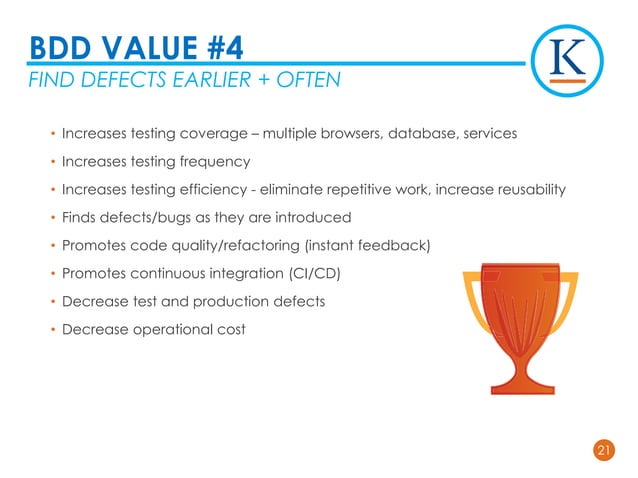 Behavior Driven Development—A Guide to Agile Practices by Josh Eastman | PPT