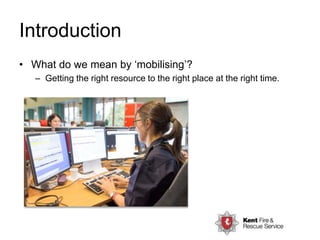 Fire Appliance Dynamic Mobilisation - Martin Collins | PPTX