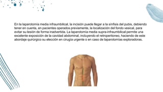 Incisiones quirúrgicas en cirugía .pptx