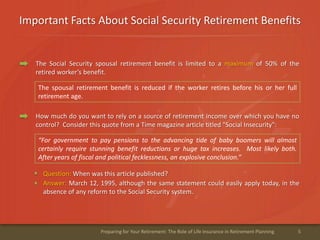 Kfs retirement life insurance | PPT