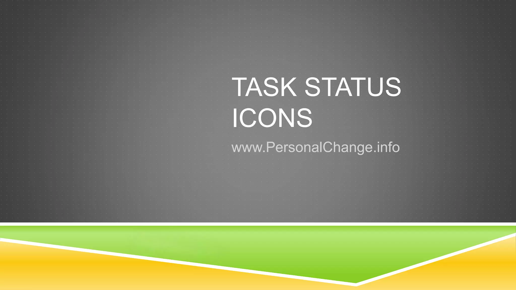 Task status icons | PPTX