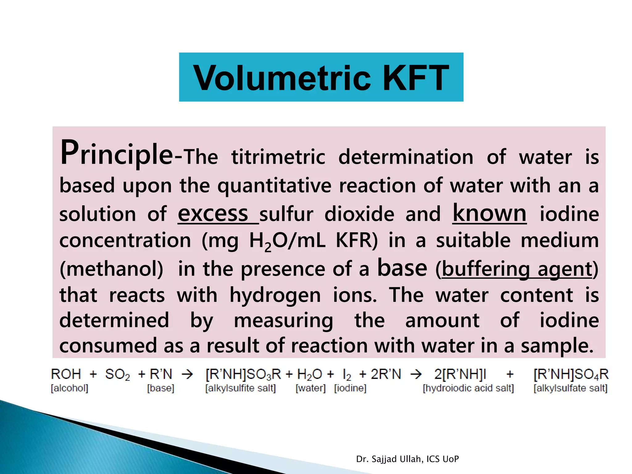 Karl Fischer Titration (KF titration) | PDF