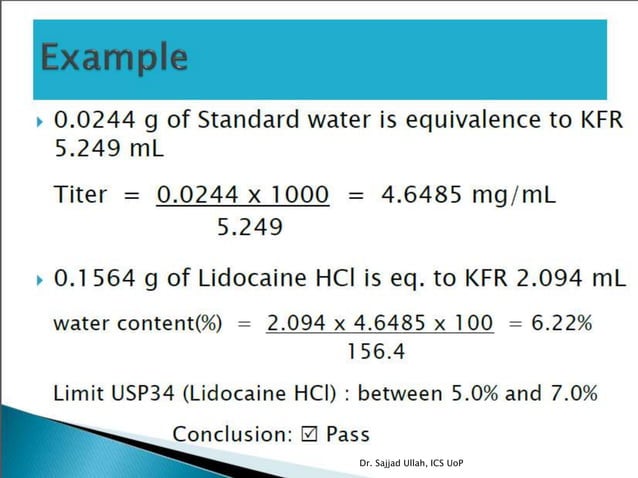 Karl Fischer Titration (KF titration) | PDF | Chemistry | Science
