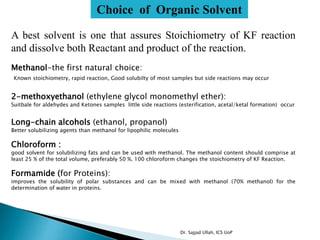 Karl Fischer Titration (KF titration) | PDF