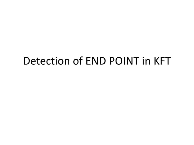 Karl Fischer Titration (KF titration) | PDF | Chemistry | Science