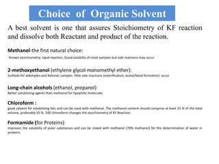 Karl Fischer Titration (KF titration) | PDF