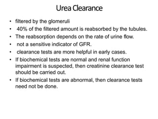 KIDNEY FUNCTION TEST | PPT