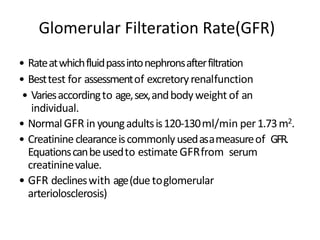 KIDNEY FUNCTION TEST | PPT