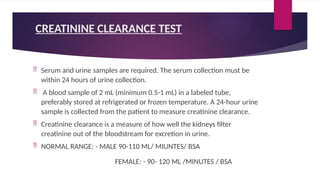 KFT (KIDNEY FUNCTION TEST) FUNCTIONS OF KIDNEY.pptx