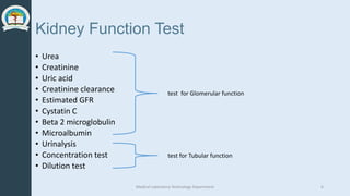 KFT or Kidney Function Test.pptx