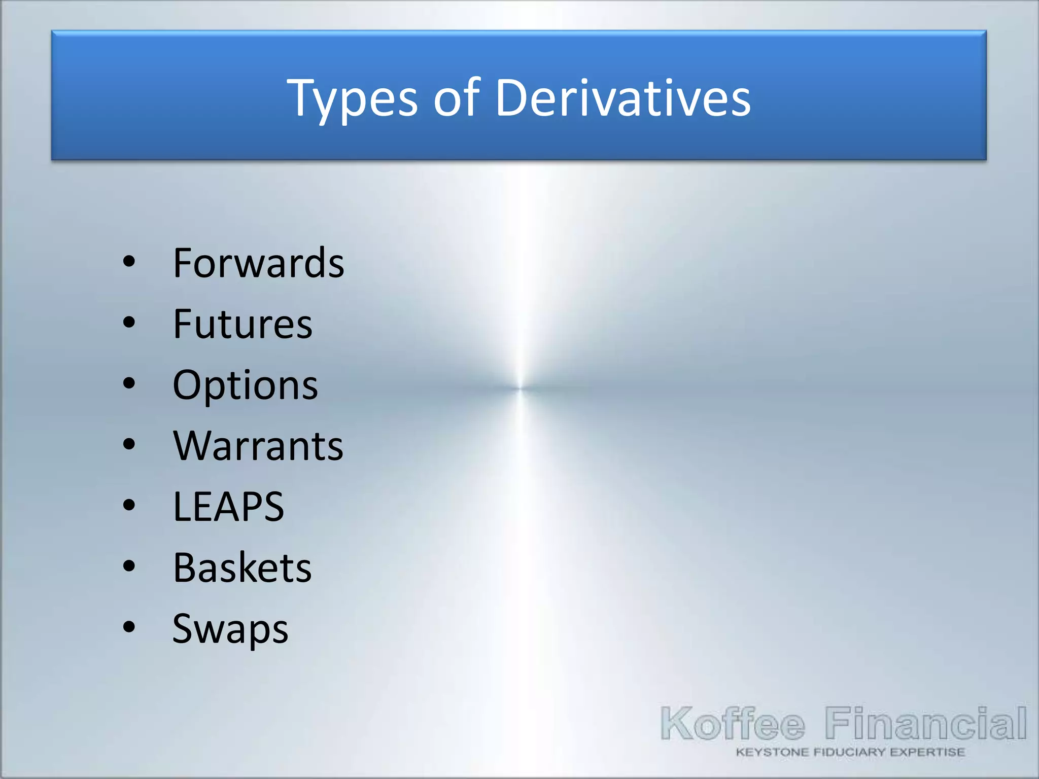 3. Trading - Types of derivatives | PPSX