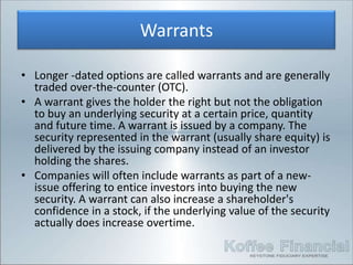 3. Trading - Types of derivatives | PPSX
