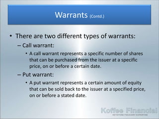 3. Trading - Types of derivatives | PPSX