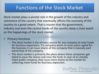 1. Trading - Understanding the stock market | PPT
