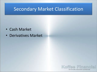 1. Trading - Understanding the stock market | PPSX
