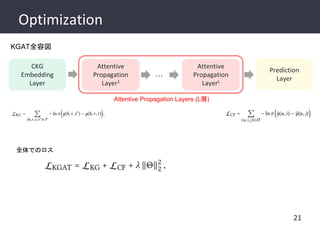 [論文解説]KGAT:Knowledge Graph Attention Network for Recommendation | PDF