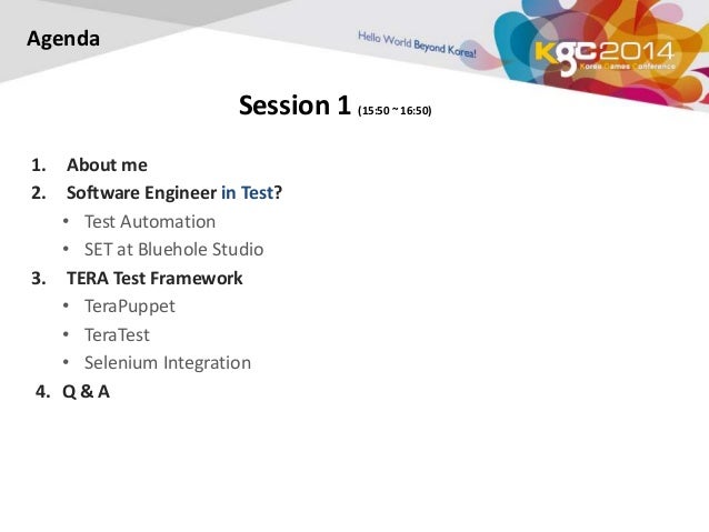 KGC 2014, 'Software Enginner in Test' in Game Development (English Ve…