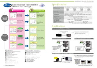 Kg catalogue dc electronic load distributed by Nihon Denkei | PDF