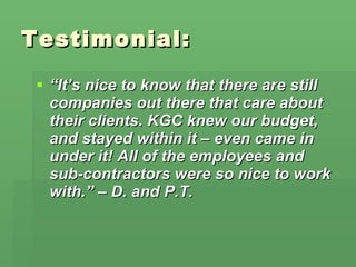 KGC Power point | PPT