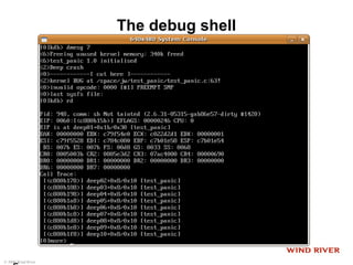 Kgdb kdb modesetting | PPT | Operating Systems | Computer Software and Applications